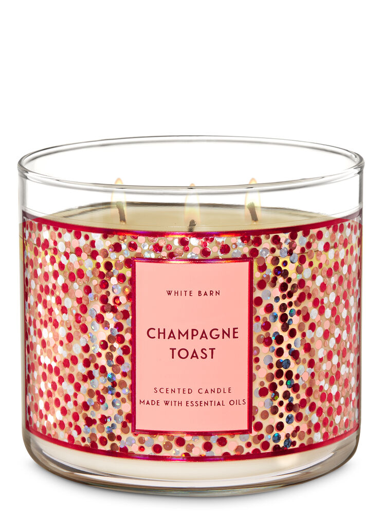 Buy Champagne Toast 3-Wick Candle Online | Bath & Body Works Singapore