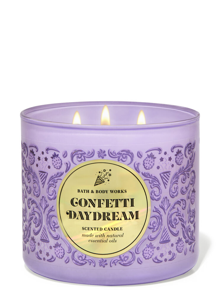 Buy Confetti Daydream 3-Wick Candle Online | Bath & Body Works Singapore