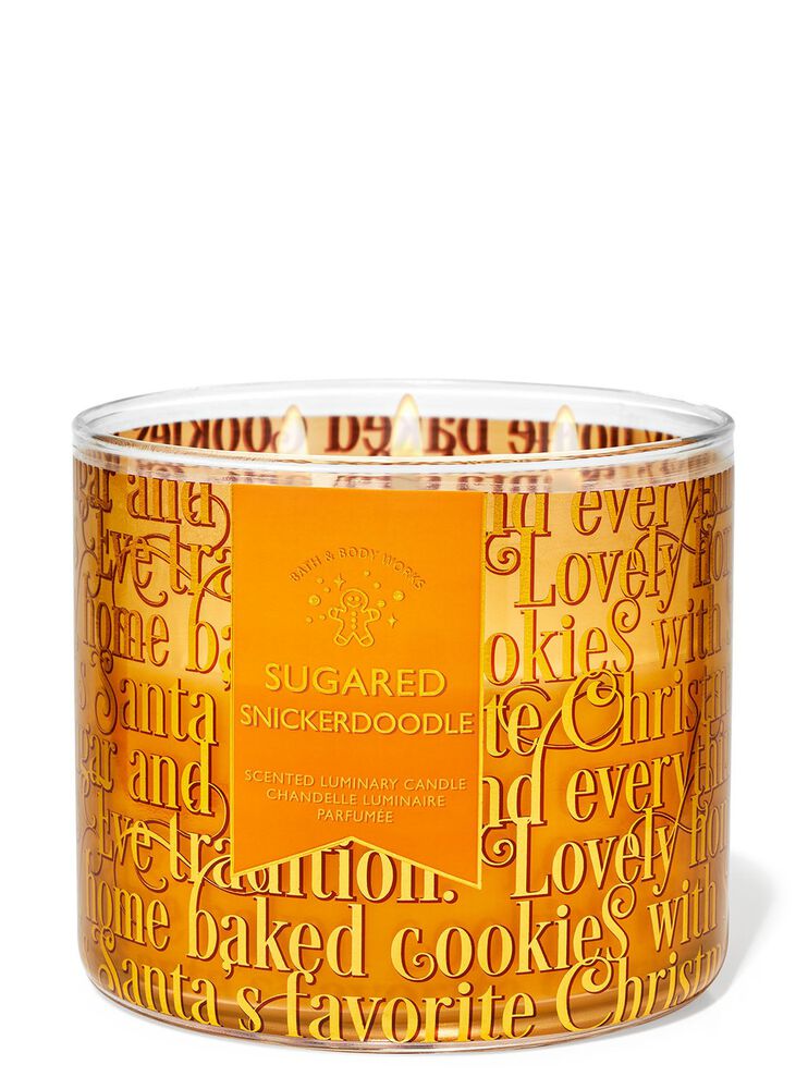Buy Sugared Snickerdoodle 3-Wick Candle Online | Bath & Body Works ...