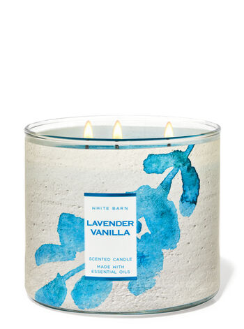 Buy Lavender Vanilla 3-Wick Candle Online | Bath & Body Works Singapore