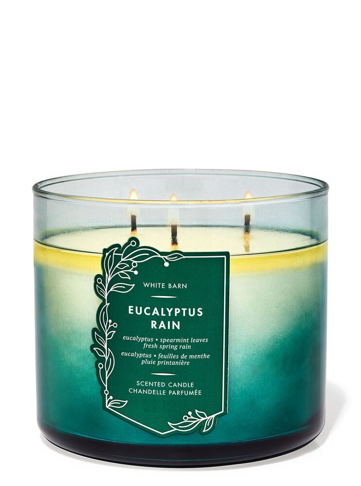 Buy Eucalyptus Rain 3-Wick Candle Online | SG Bath & Body Works