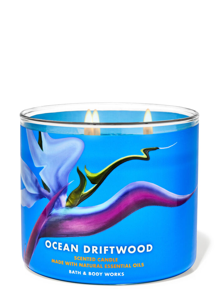 Buy Ocean Driftwood 3-Wick Candle Online | Bath & Body Works Singapore