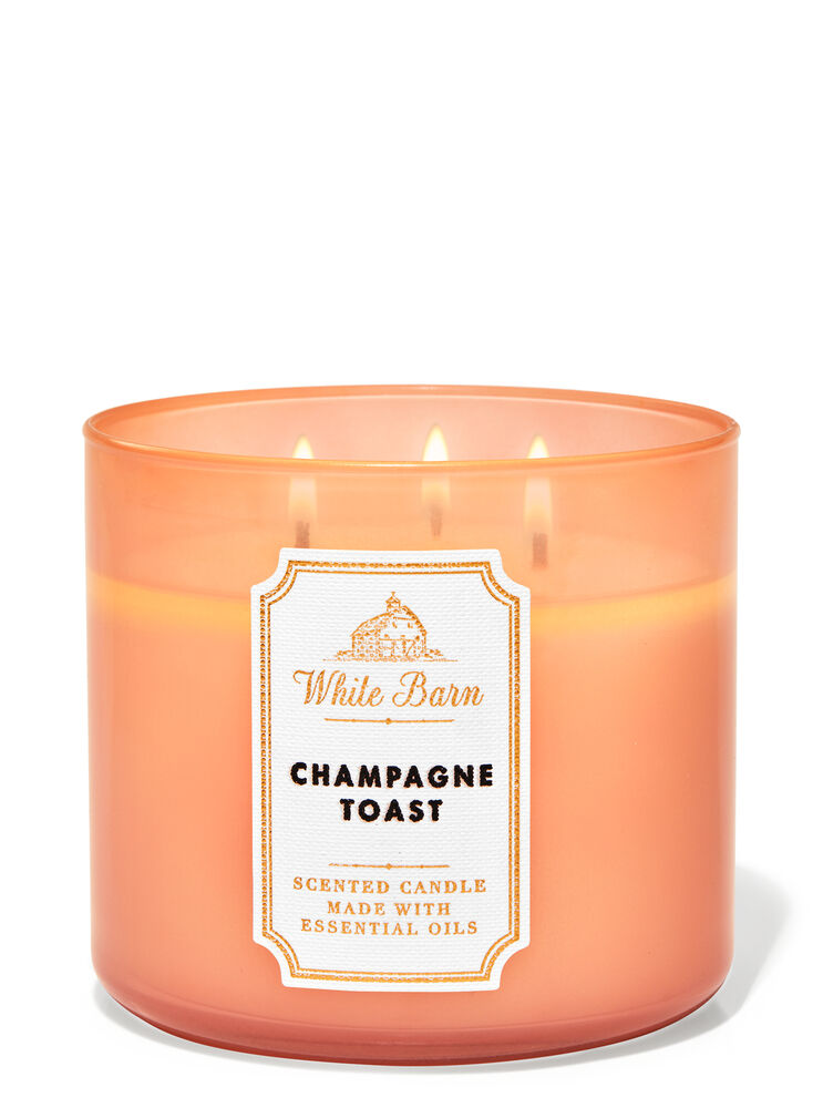 Buy Champagne Toast 3-Wick Candle Online | Bath & Body Works Singapore