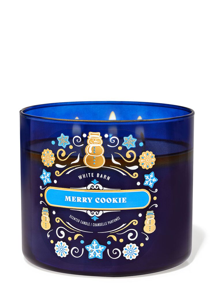 Buy Merry Cookie 3-Wick Candle Online | Bath & Body Works Singapore
