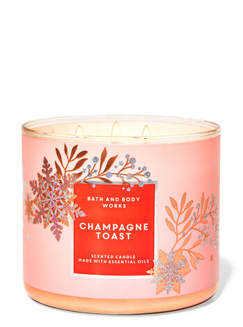 Buy Champagne Toast 3-Wick Candle Online | Bath & Body Works Singapore
