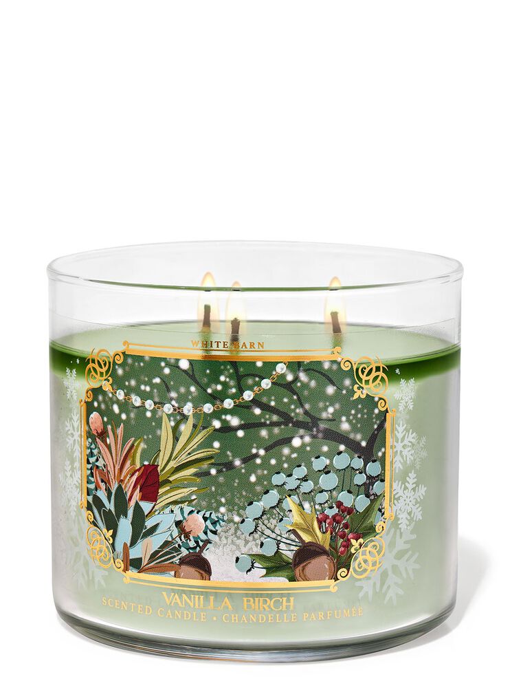Buy Vanilla Birch 3-Wick Candle Online | Bath & Body Works Singapore